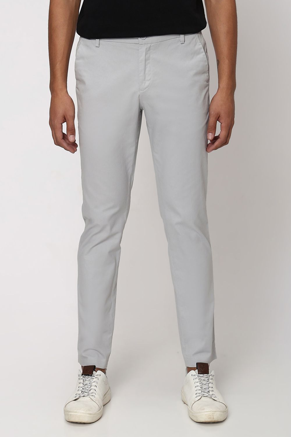 Buy Grey Super Slim Fit Stretch Chinos Online at Muftijeans